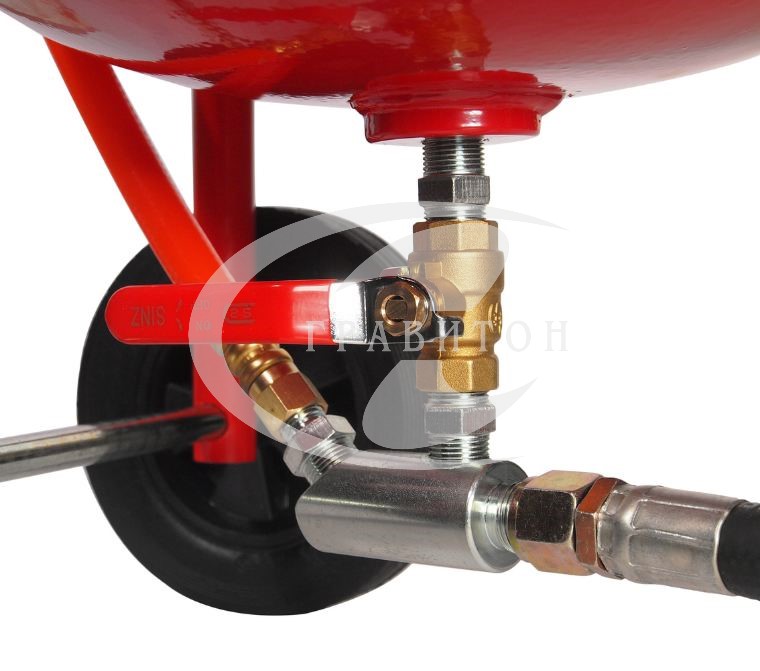 Пескоструйный аппарат, шланг 1/2",макс. давл. 250PSI, объем 38л. JTC в ...